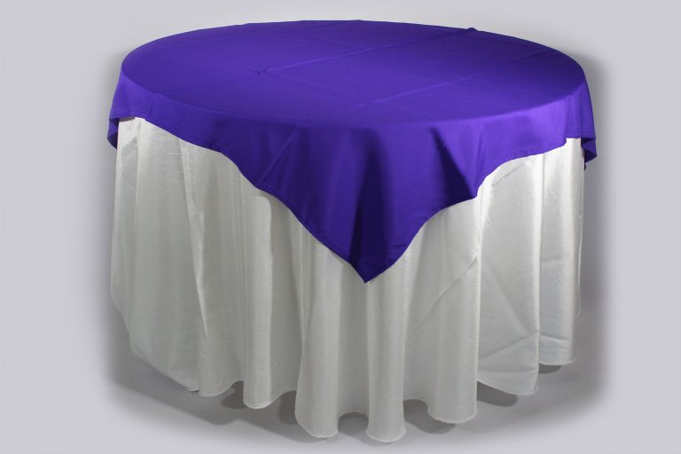 Tapa sencilla cuadrada morada 150 x 150 cm - Mozzarella Business Center